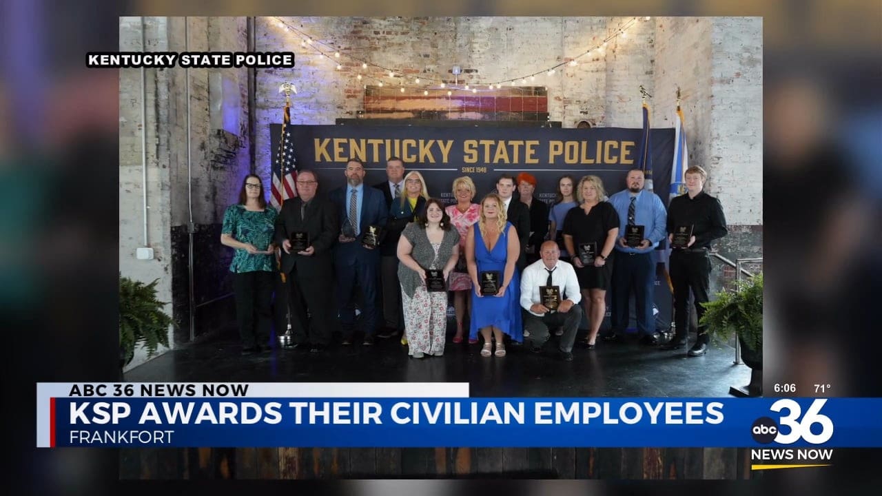 Kentucky State Police awards their civilian employees - All Kentucky
